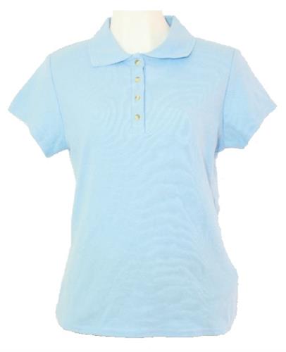 PLAYERA TIPO POLO ASSOLUTO DAMA AZUL CIELO 2XL-ASSOLUTO/Playeras para ...